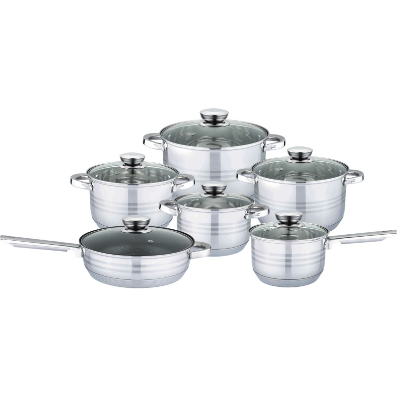 Set Oale Inox Bohmann 12 Piese, Inducție